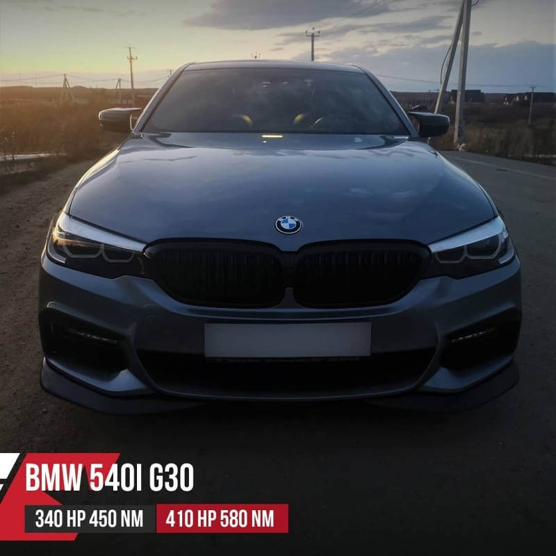 БМВ 5-Series G30 / G31 540i 340hp чип тюнинг от Eurocode Tuning
